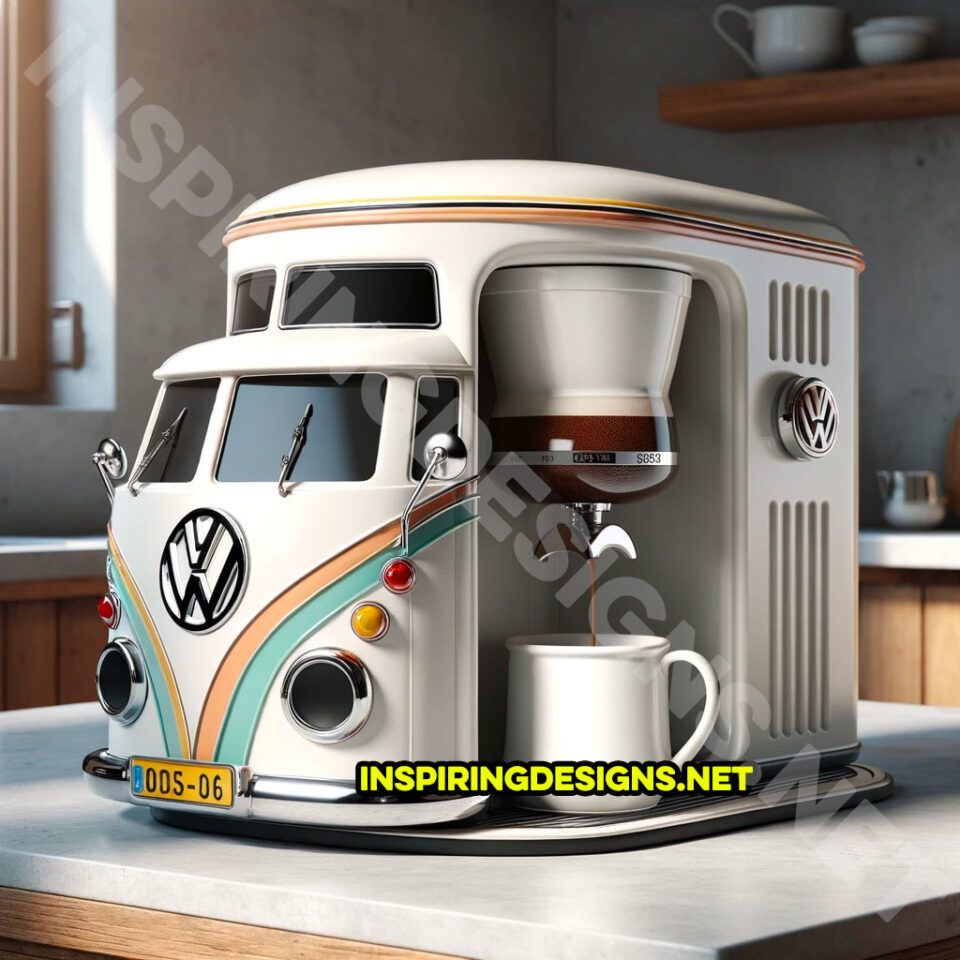 These Volkswagen Bus Coffee Makers Are Fueling Mornings with Retro Flair!