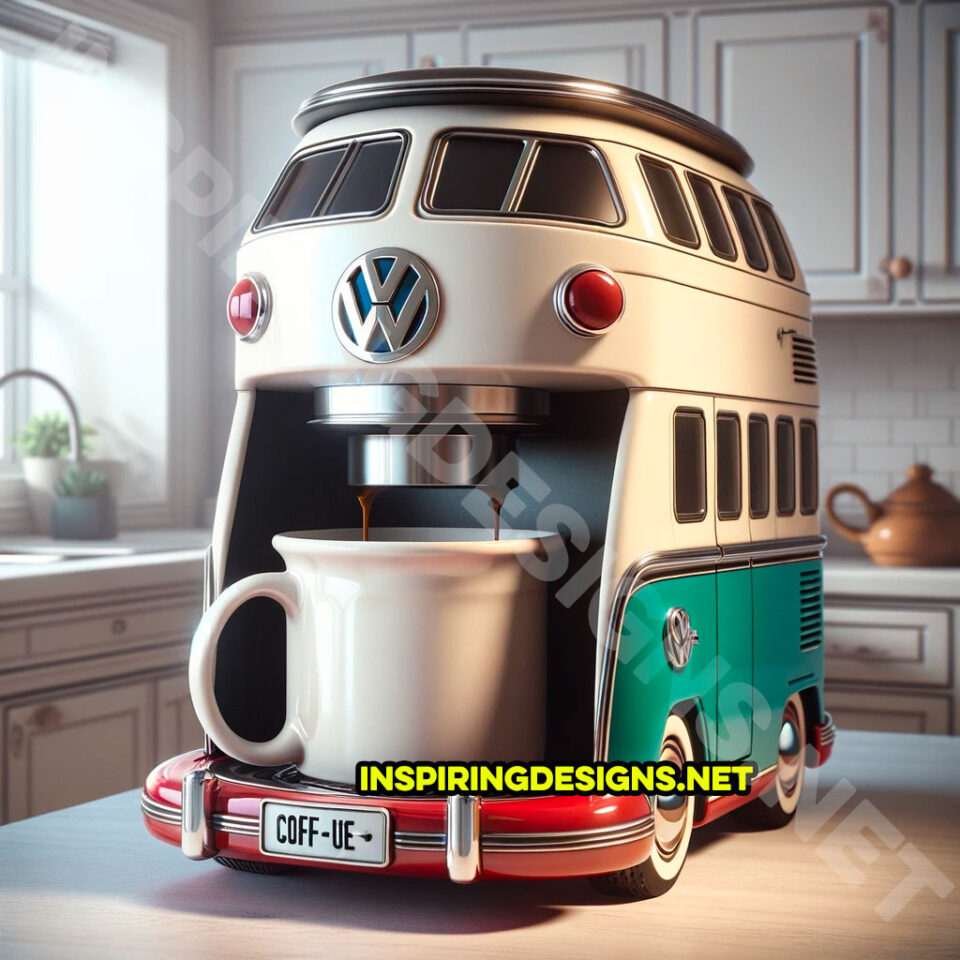 These Volkswagen Bus Coffee Makers Are Fueling Mornings with Retro Flair!