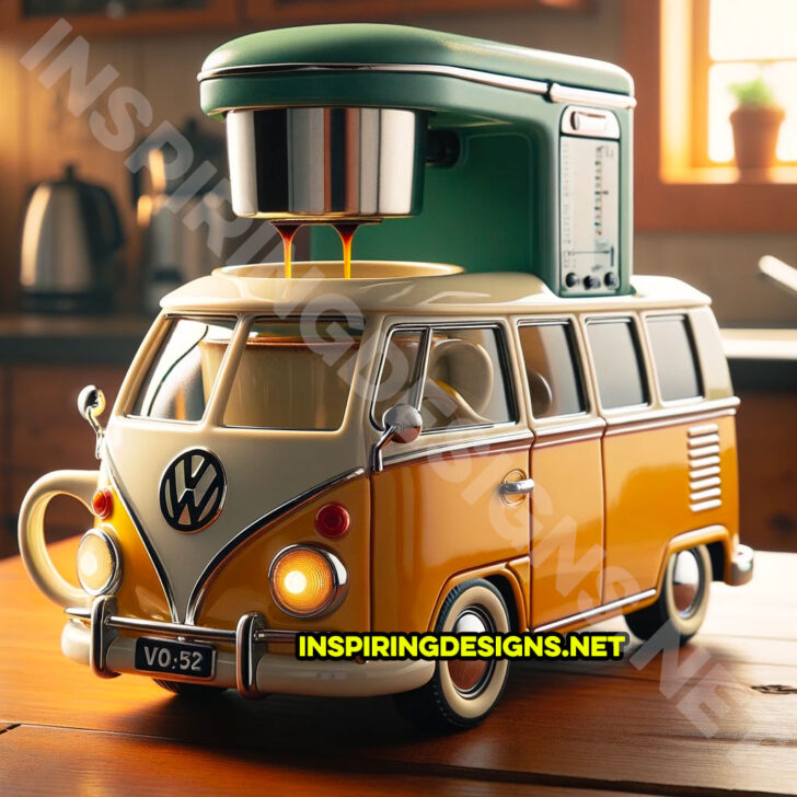 These Volkswagen Bus Coffee Makers Are Fueling Mornings with Retro Flair!