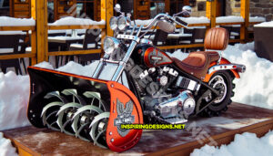 These Harley Motorcycle Snowblowers and Lawn Mowers Are The new Kings ...