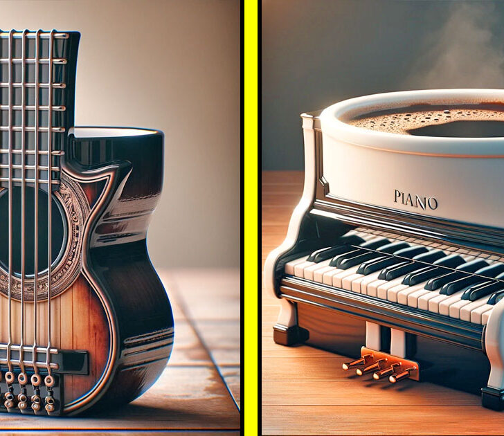 These Playable Instrument Coffee Mugs Will Jazz Up Your Morning Cup Of ...