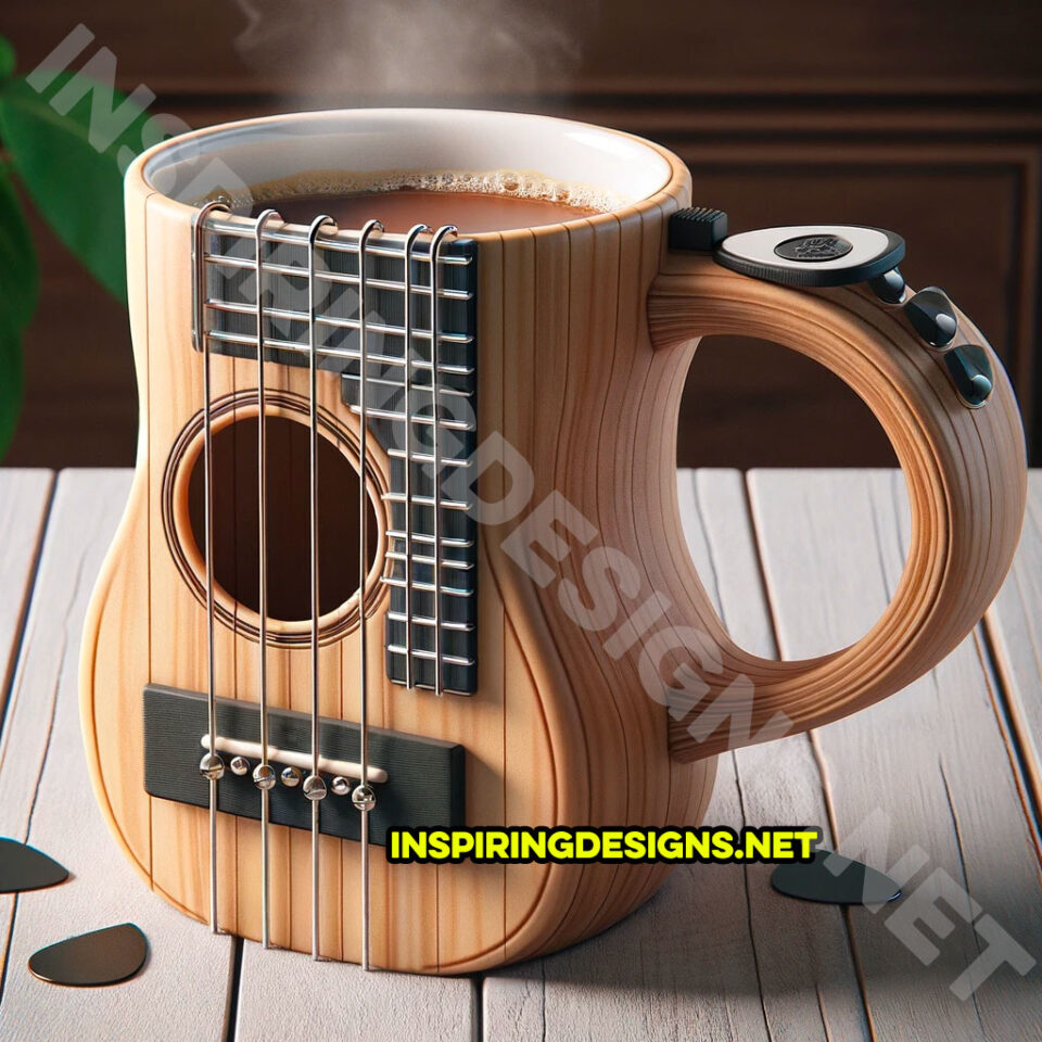 These Playable Instrument Coffee Mugs Will Jazz Up Your Morning Cup Of Joe!