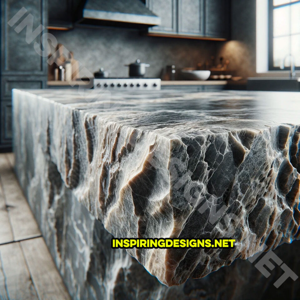 These Raw Stone Kitchen Islands Are The Ultimate Fusion of Function and ...