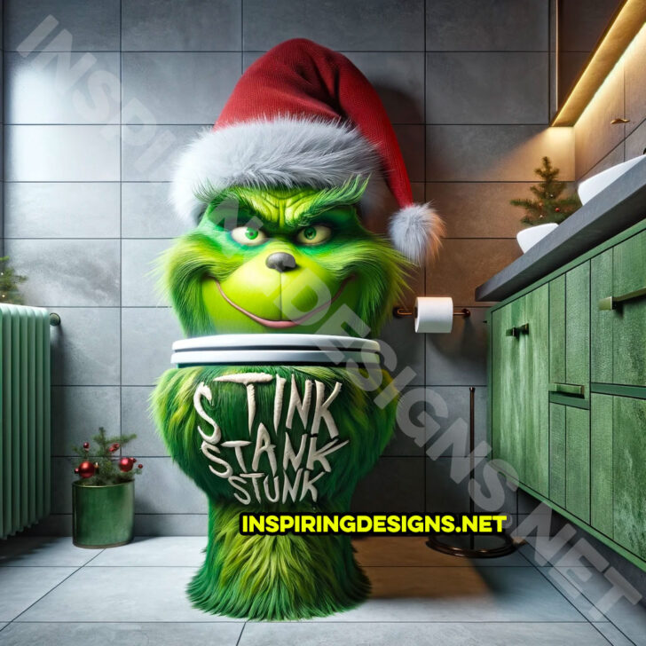 These Grinch Toilets Will Steal Christmas in the Best Way Possible!