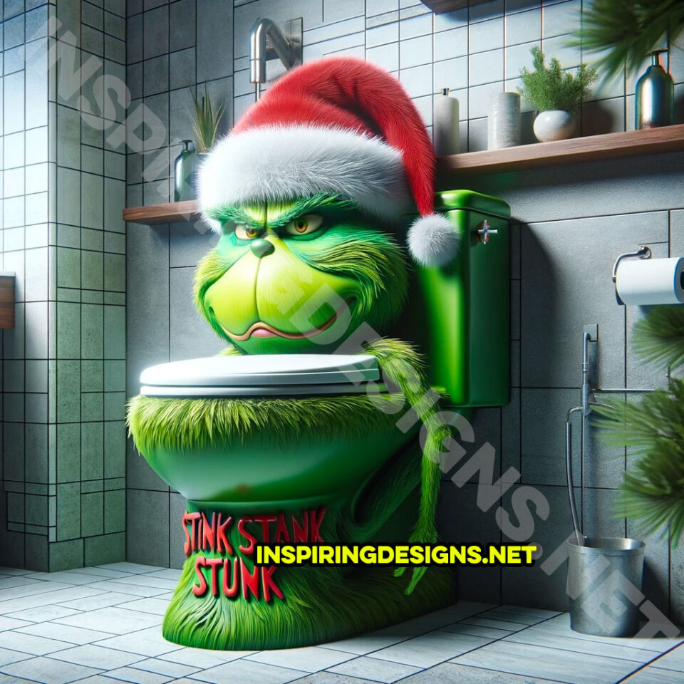 These Grinch Toilets Will Steal Christmas in the Best Way Possible!