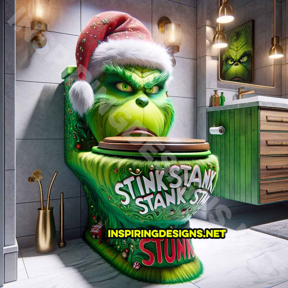 These Grinch Toilets Will Steal Christmas in the Best Way Possible!