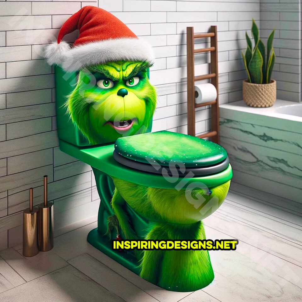 These Grinch Toilets Will Steal Christmas in the Best Way Possible!