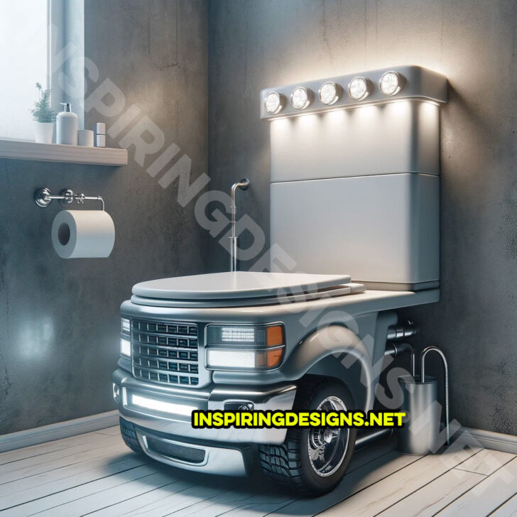 There Are Now Toilets Shaped Like Pickup Trucks, Monster Trucks, Race ...