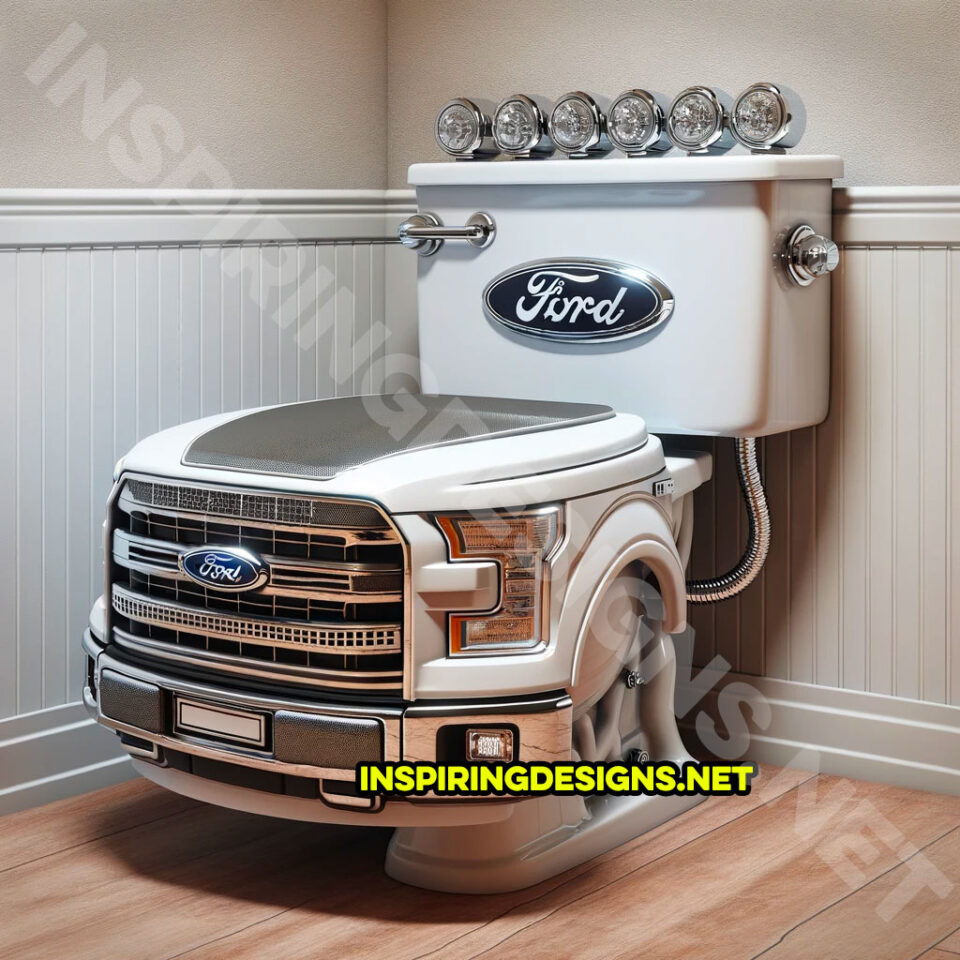 There Are Now Toilets Shaped Like Pickup Trucks, Monster Trucks, Race ...