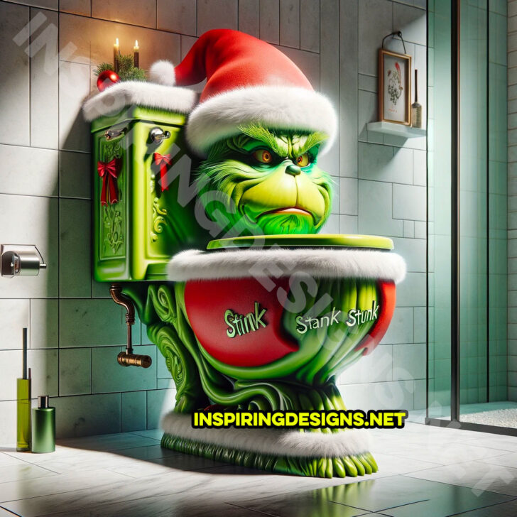 These Grinch Toilets Will Steal Christmas in the Best Way Possible!