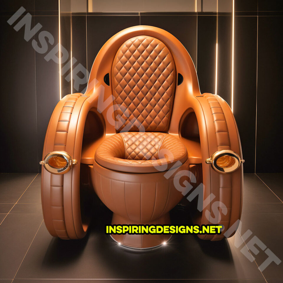 These Luxury Leather Armchair Toilets Elevate Your Bathroom to Royal Status