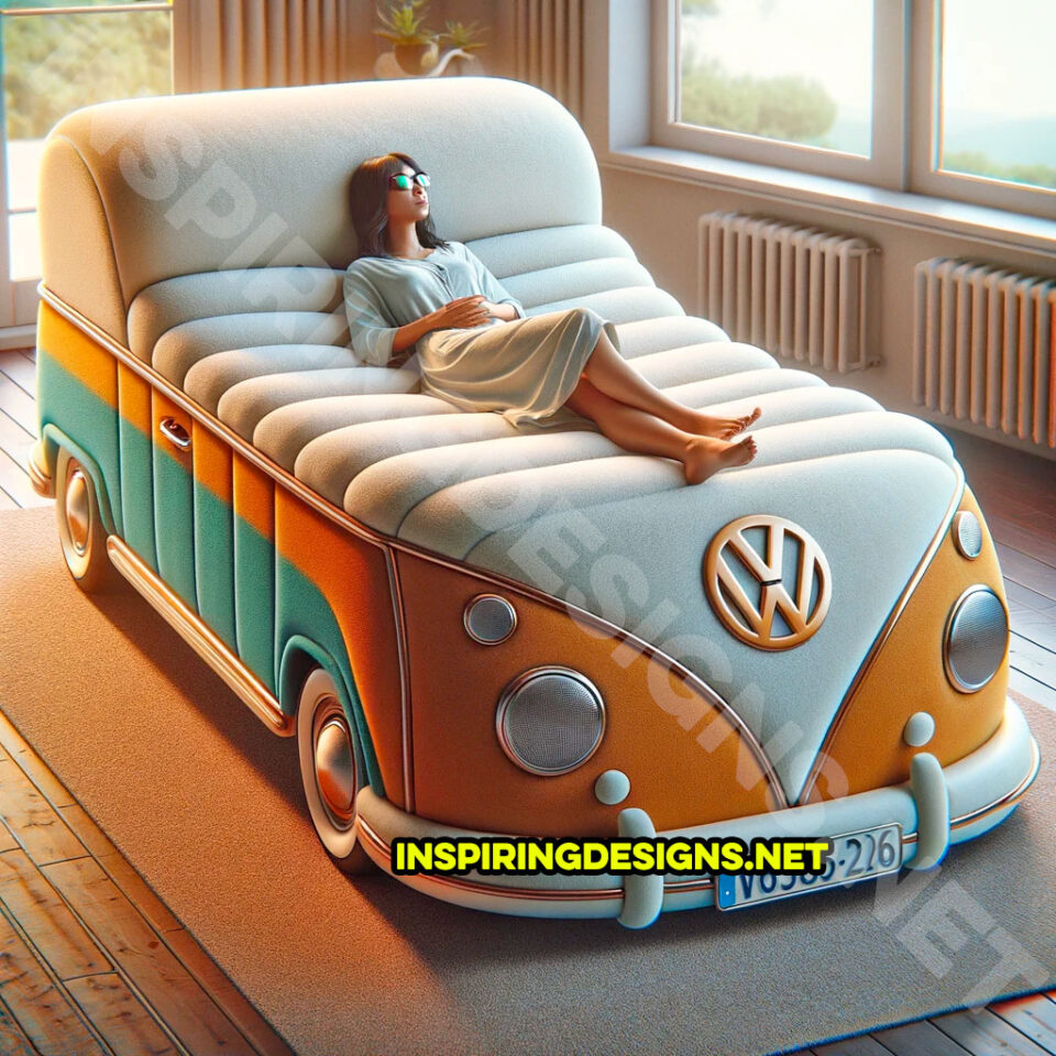 These Volkswagen Type 2 Bus Shaped Loungers Will Transform Your Den ...