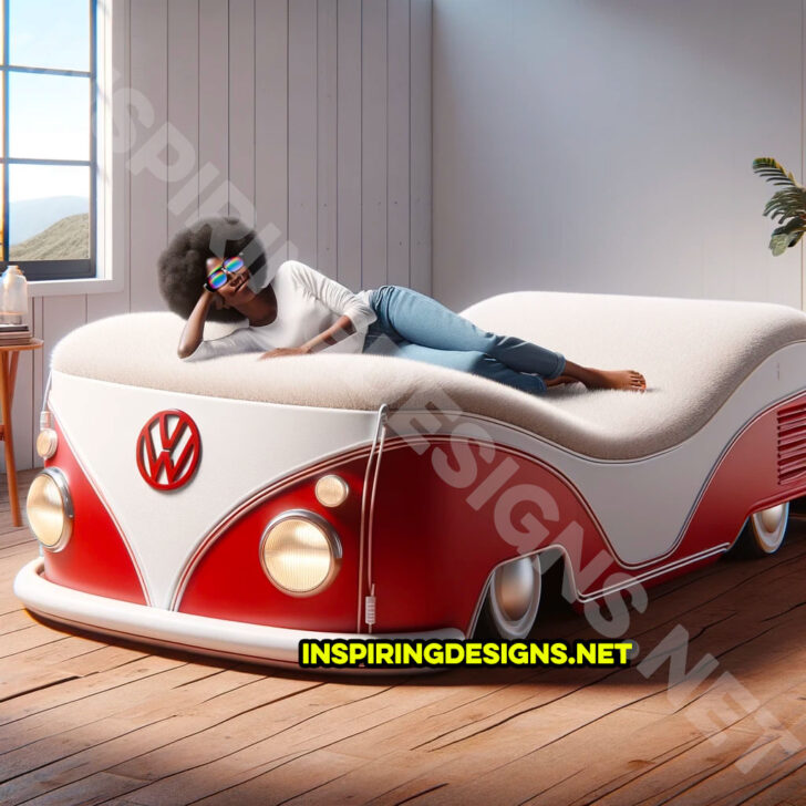 These Volkswagen Type 2 Bus Shaped Loungers Will Transform Your Den ...