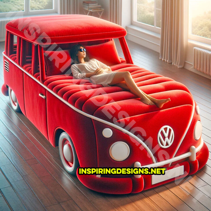 These Volkswagen Type 2 Bus Shaped Loungers Will Transform Your Den ...