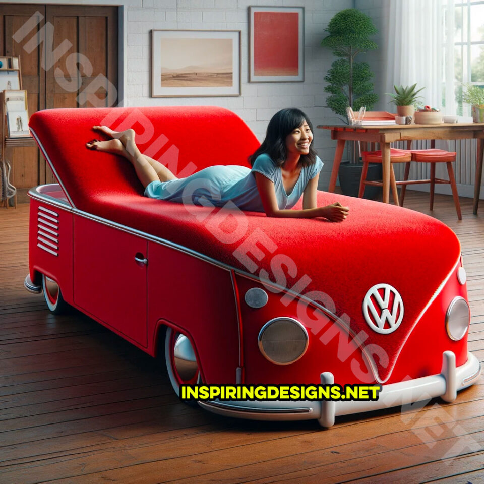 These Volkswagen Type 2 Bus Shaped Loungers Will Transform Your Den ...
