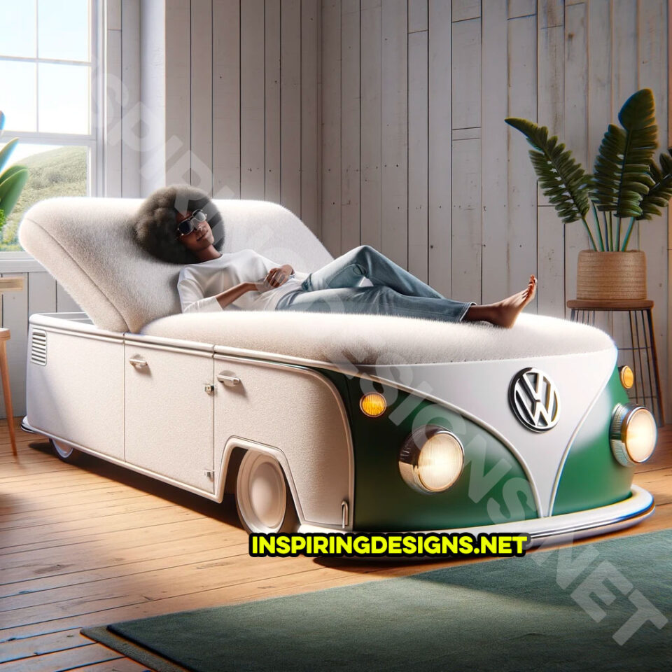 These Volkswagen Type 2 Bus Shaped Loungers Will Transform Your Den ...
