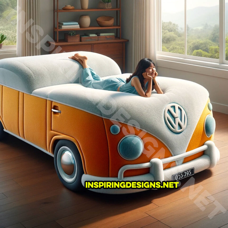 These Volkswagen Type 2 Bus Shaped Loungers Will Transform Your Den ...