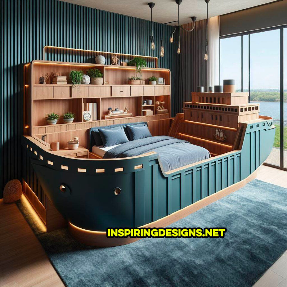 These Cargo Ship Shaped Kids Beds Turn Bedtime into an Exciting Voyage ...
