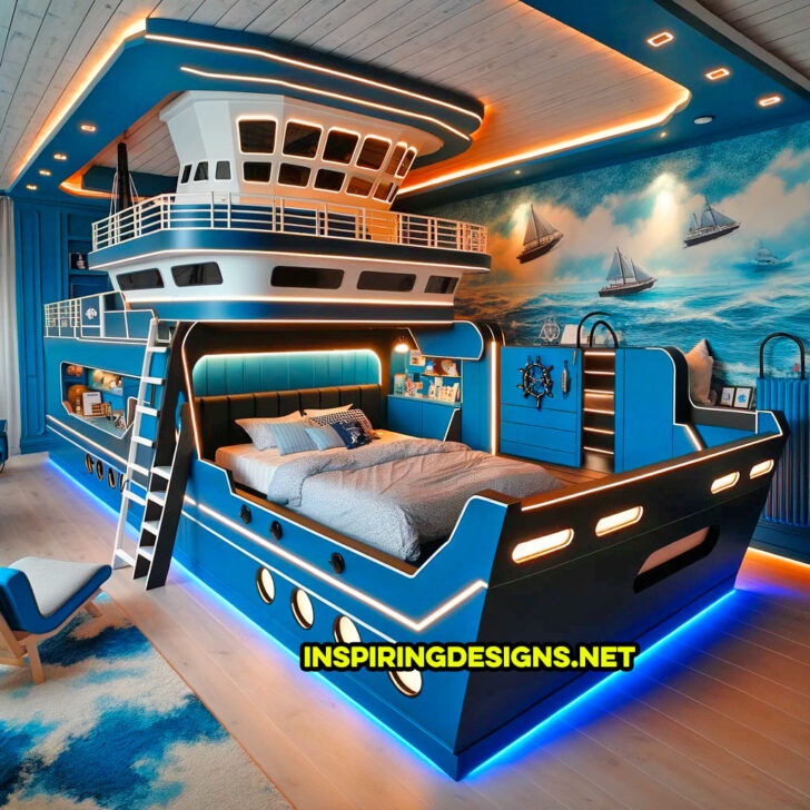 These Cargo Ship Shaped Kids Beds Turn Bedtime into an Exciting Voyage ...