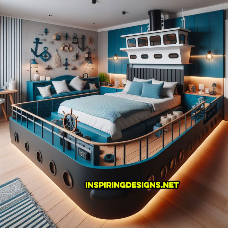 These Cargo Ship Shaped Kids Beds Turn Bedtime into an Exciting Voyage ...