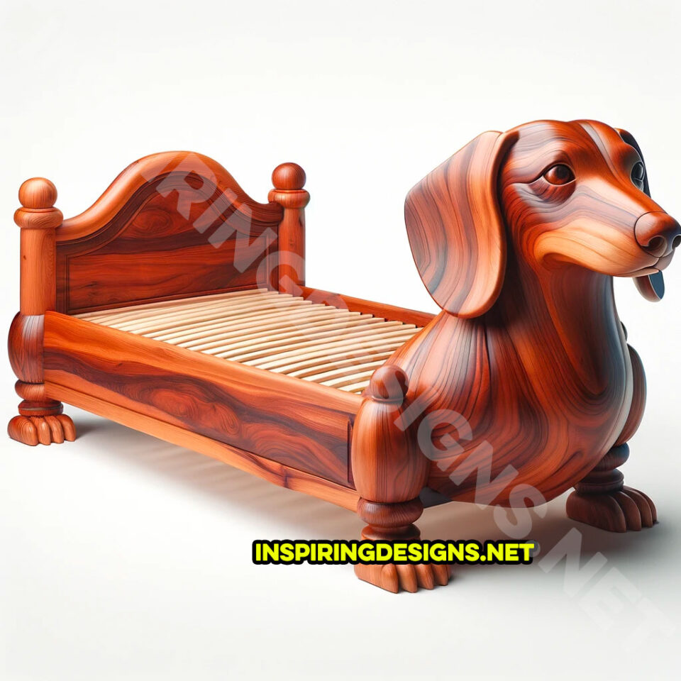 These Dog-Shaped Bed Frames Are Paws-itively Perfect for Pet Lovers