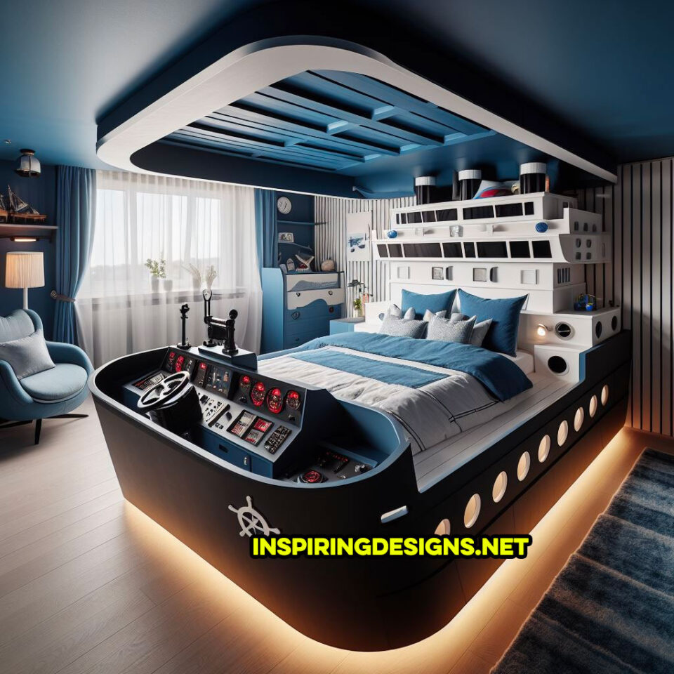 These Cargo Ship Shaped Kids Beds Turn Bedtime into an Exciting Voyage ...