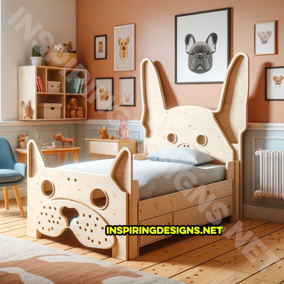 These Dog-Shaped Bed Frames Are Paws-itively Perfect for Pet Lovers