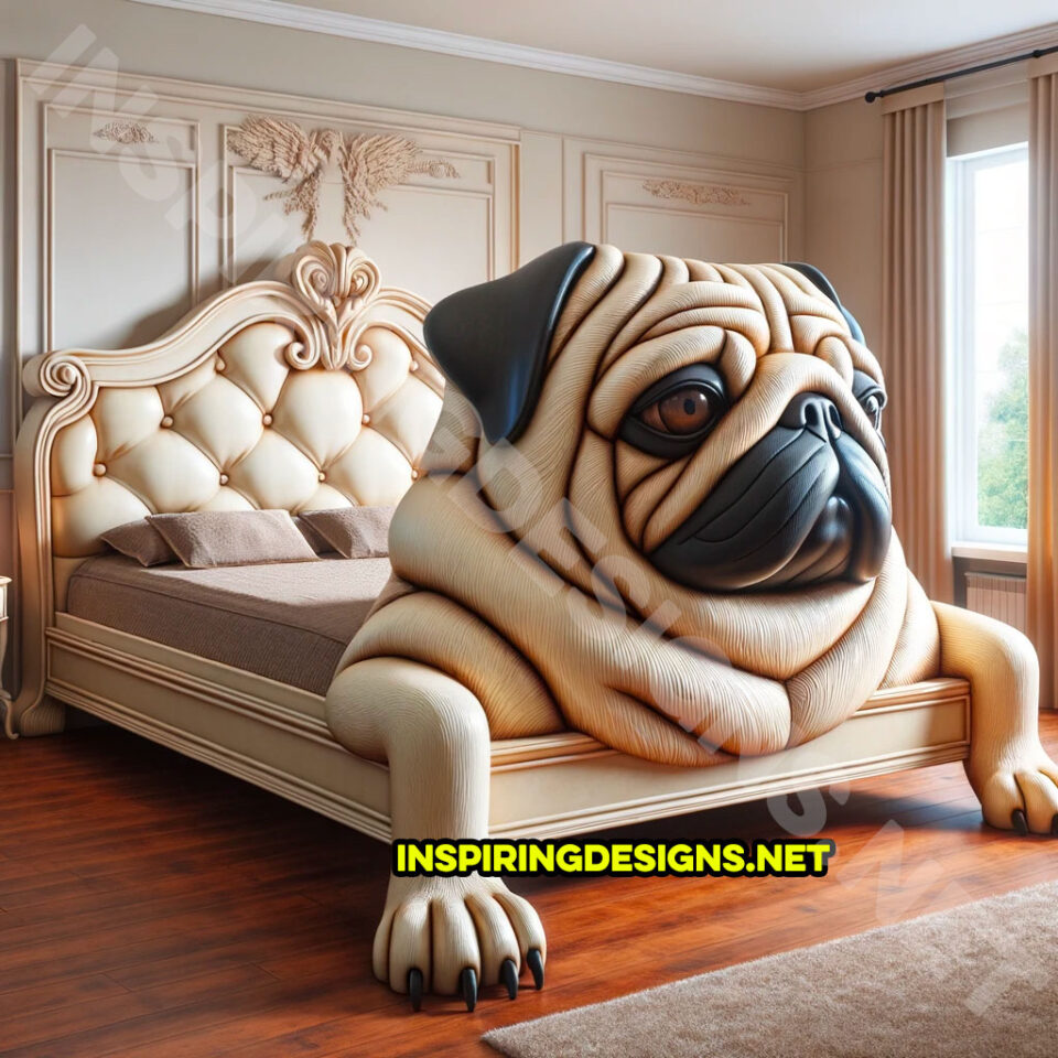 These Dog-Shaped Bed Frames Are Paws-itively Perfect for Pet Lovers