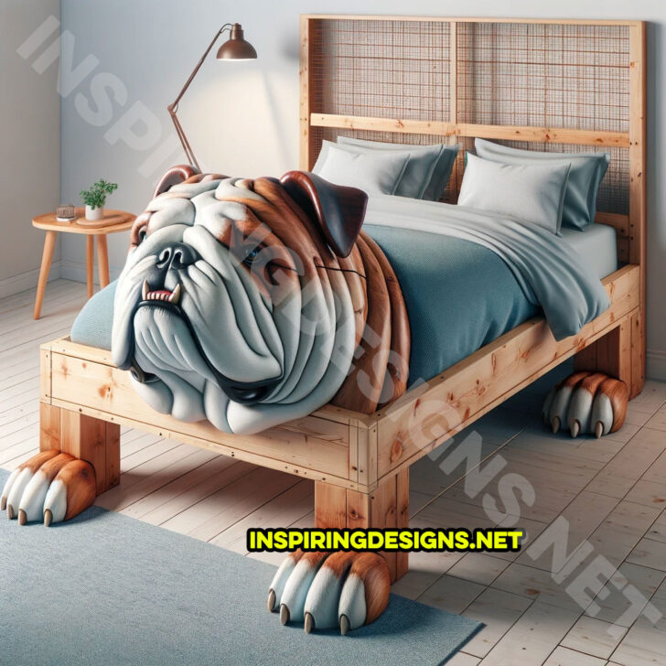 These Dog-Shaped Bed Frames Are Paws-itively Perfect for Pet Lovers