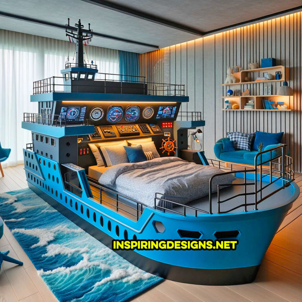 These Cargo Ship Shaped Kids Beds Turn Bedtime into an Exciting Voyage ...