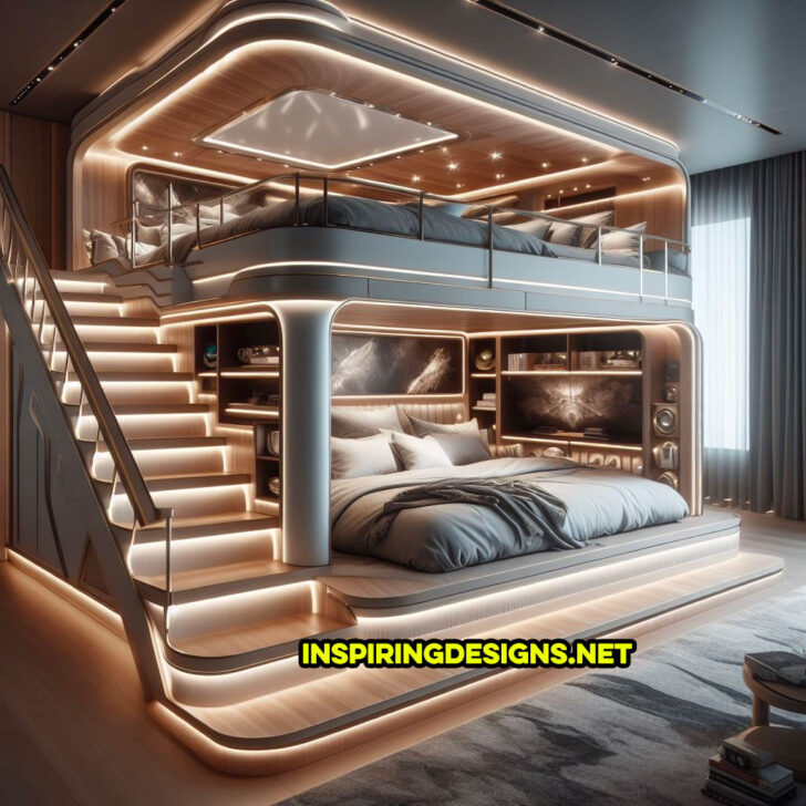 These Epic Luxury Bunk Beds Offer a Stairway to Heavenly Design and Comfort