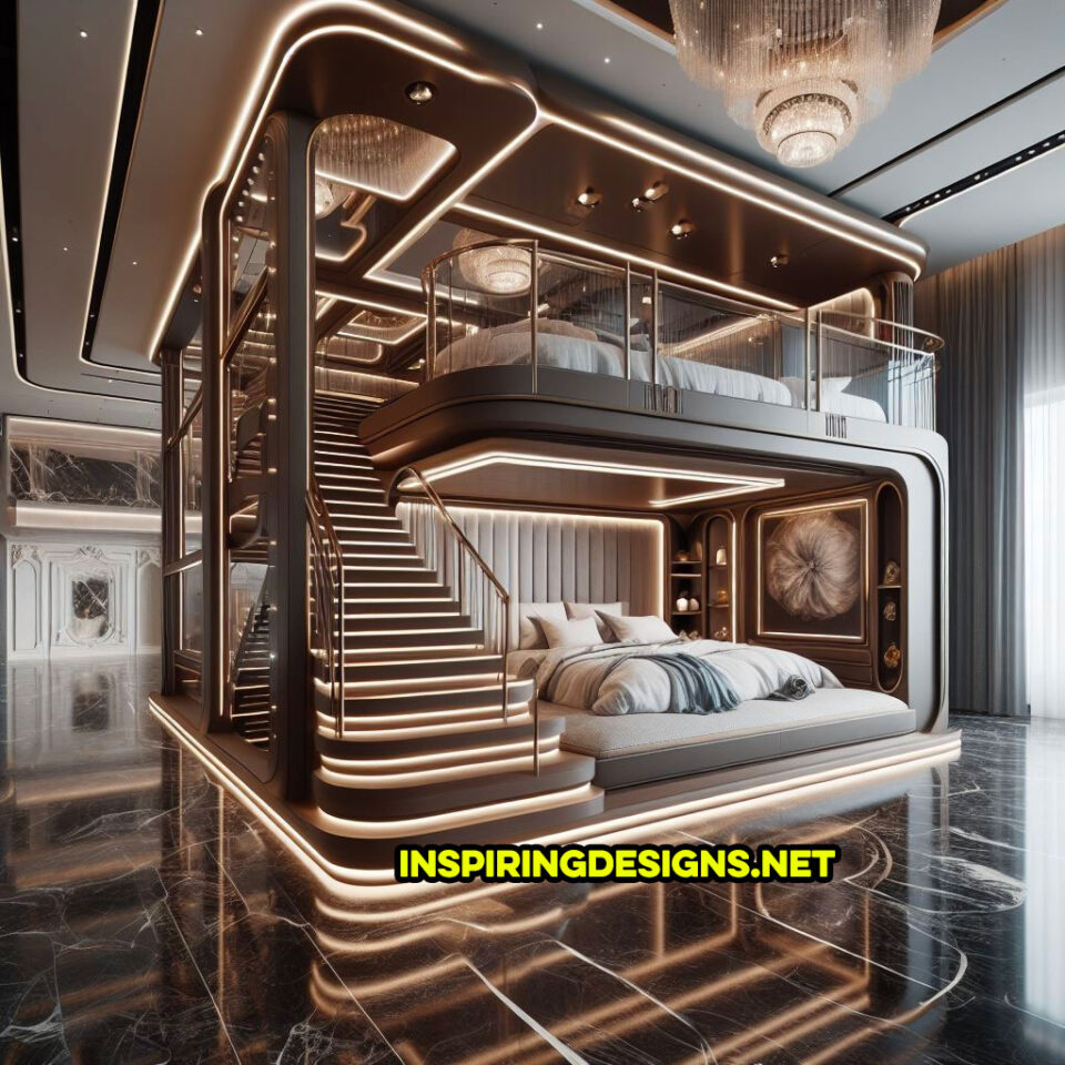 These Epic Luxury Bunk Beds Offer a Stairway to Heavenly Design and Comfort