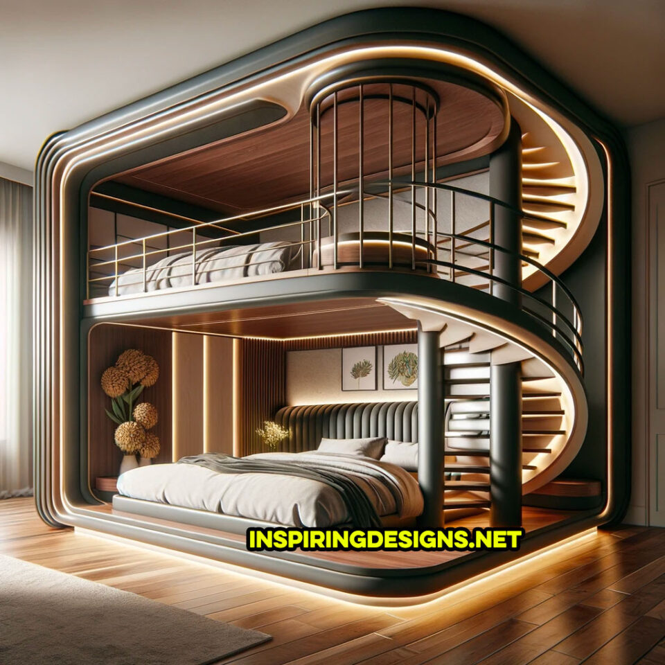 These Epic Luxury Bunk Beds Offer a Stairway to Heavenly Design and Comfort