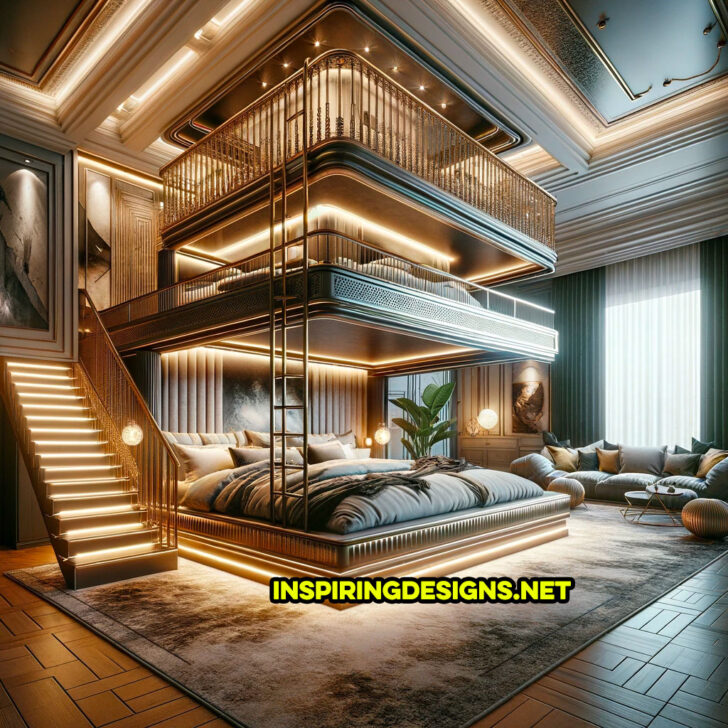 These Epic Luxury Bunk Beds Offer a Stairway to Heavenly Design and Comfort