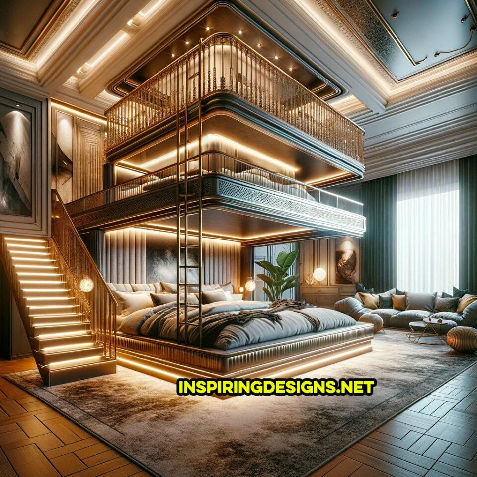 These Epic Luxury Bunk Beds Offer a Stairway to Heavenly Design and Comfort