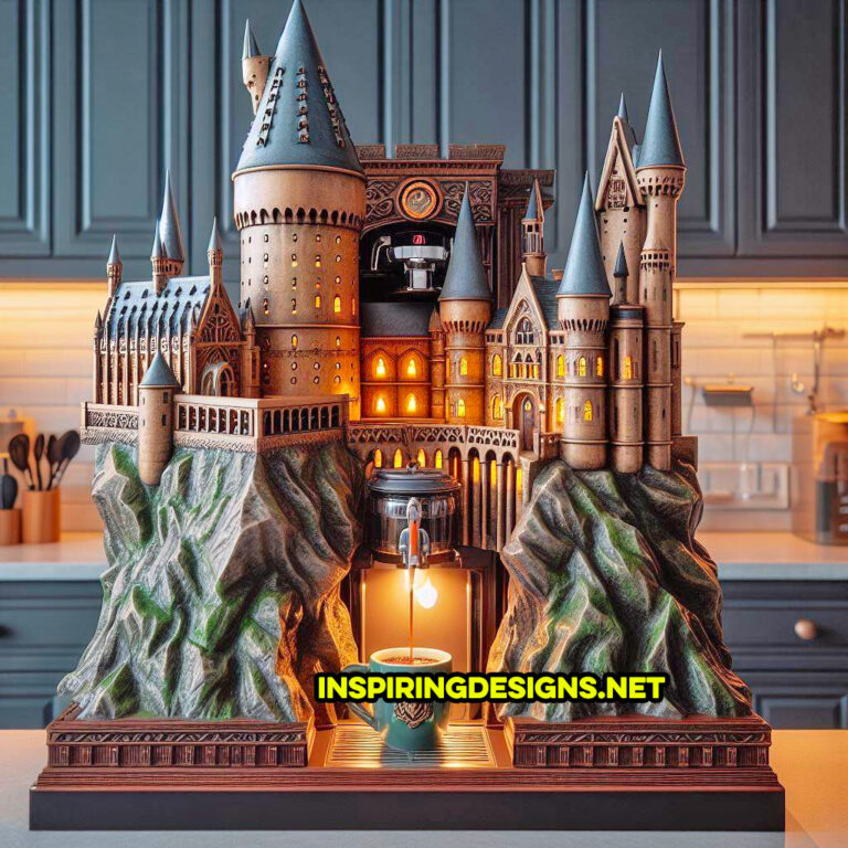 These Hogwarts and Disney Castle Coffee Makers Will Brew Magic in Your ...