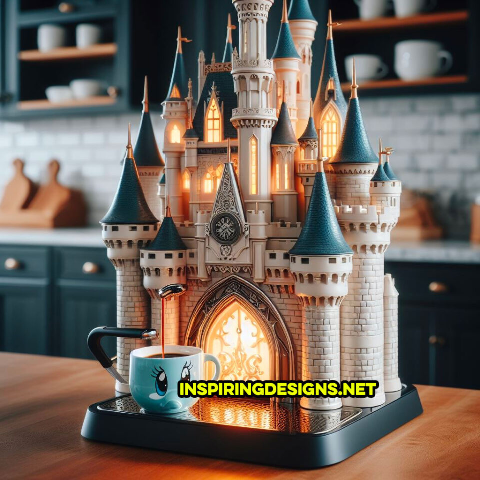 These Hogwarts and Disney Castle Coffee Makers Will Brew Magic in Your ...