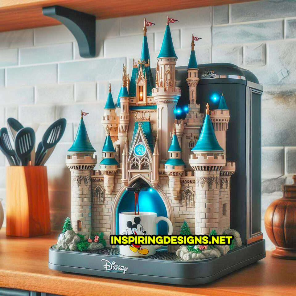 These Hogwarts and Disney Castle Coffee Makers Will Brew Magic in Your ...