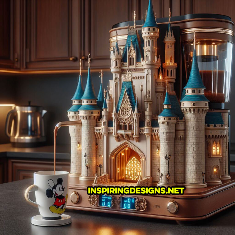 These Hogwarts and Disney Castle Coffee Makers Will Brew Magic in Your ...