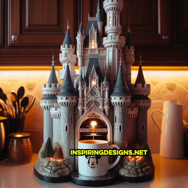 These Hogwarts and Disney Castle Coffee Makers Will Brew Magic in Your ...