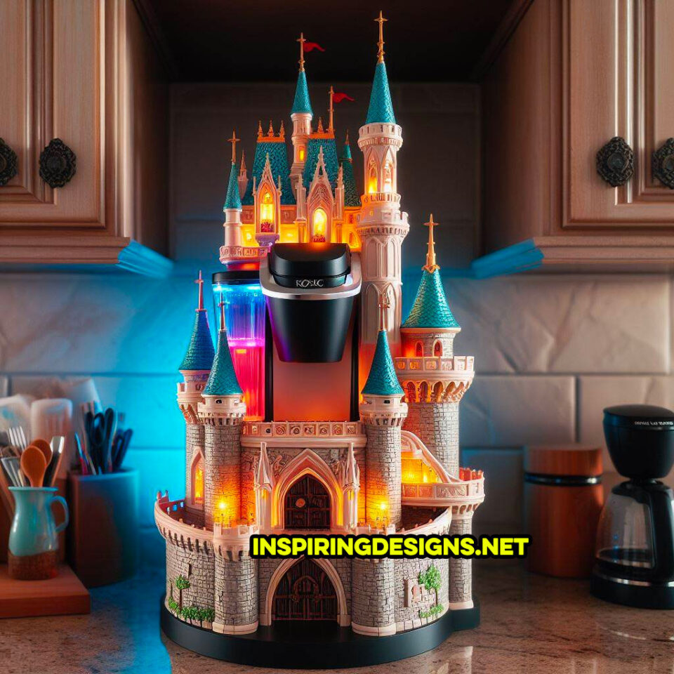 These Hogwarts and Disney Castle Coffee Makers Will Brew Magic in Your ...