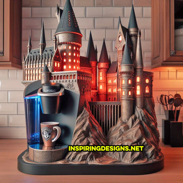 These Hogwarts and Disney Castle Coffee Makers Will Brew Magic in Your ...