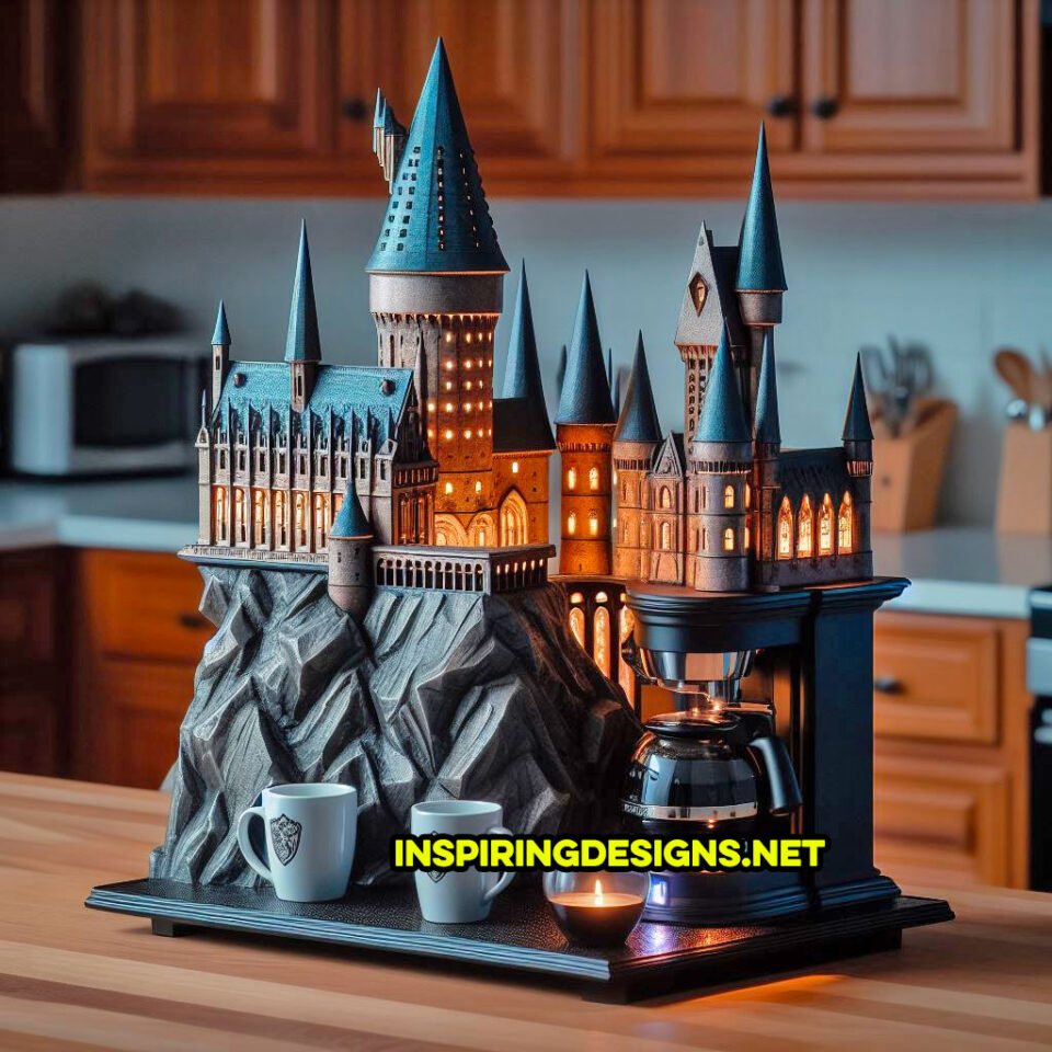 These Hogwarts and Disney Castle Coffee Makers Will Brew Magic in Your ...