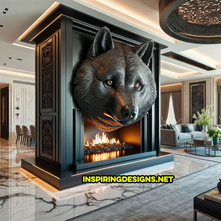 These Giant Fireplaces Are Shaped Like Dogs, Cats, and Various Other ...