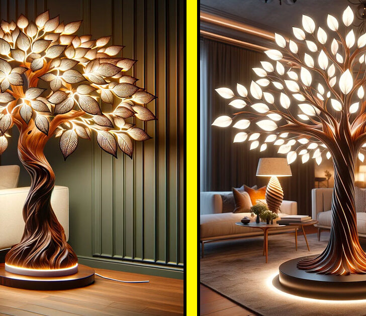 These Giant Tree Lamps Transform Your Home into An Enchanted Forest ...