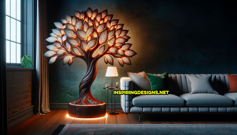 These Giant Tree Lamps Transform Your Home into An Enchanted Forest!