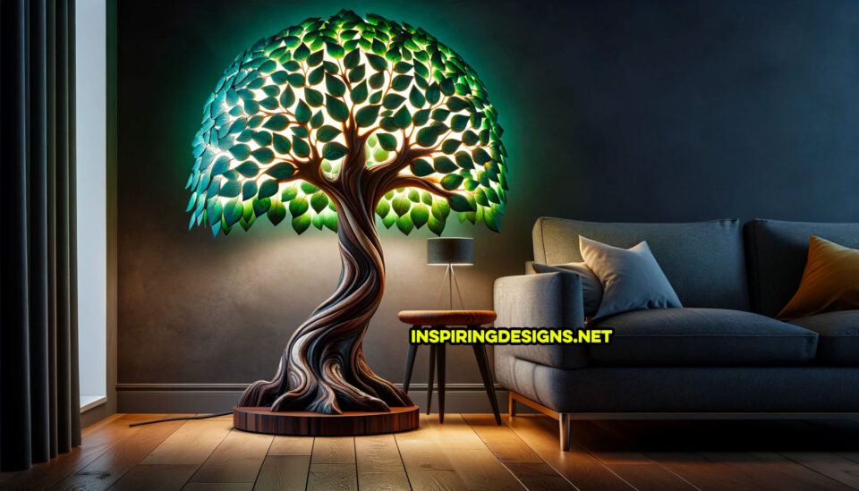 These Giant Tree Lamps Transform Your Home into An Enchanted Forest!