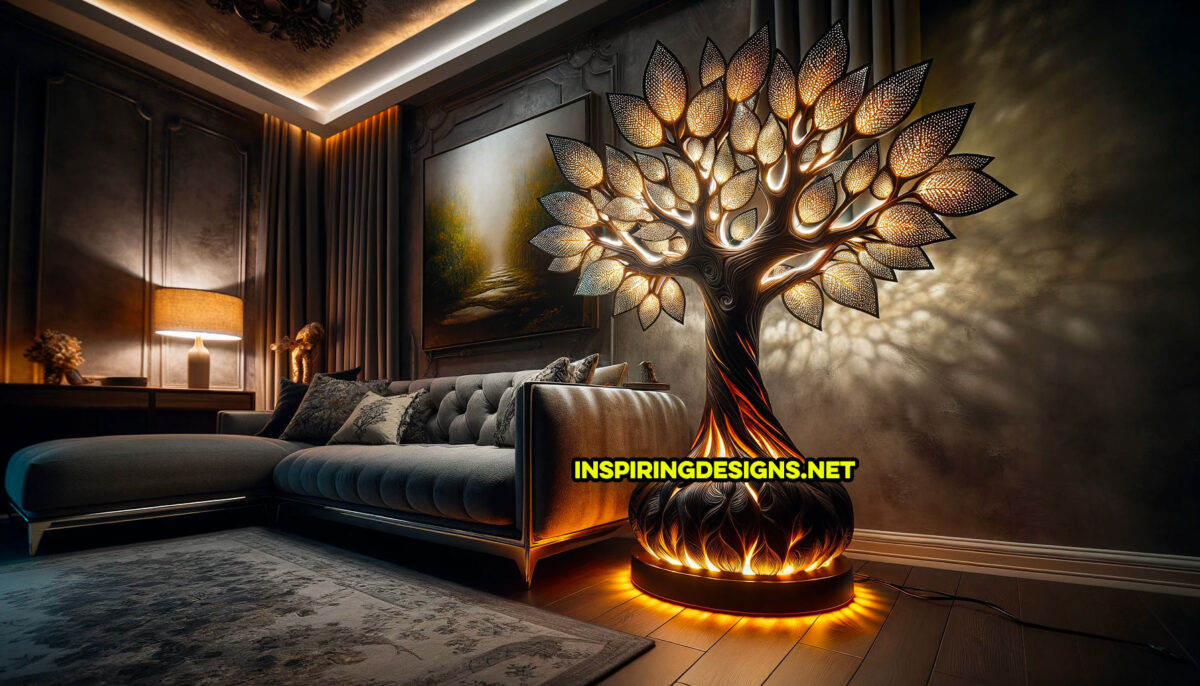 These Giant Tree Lamps Transform Your Home into An Enchanted Forest!
