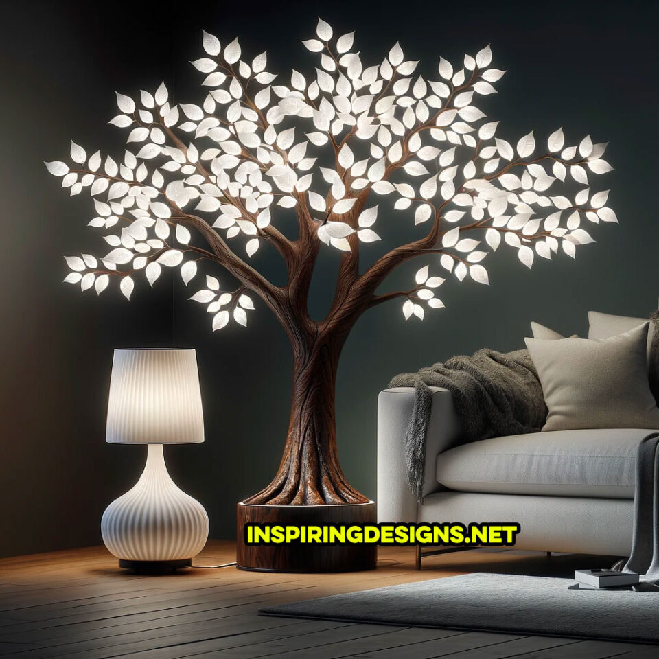 These Giant Tree Lamps Transform Your Home into An Enchanted Forest!