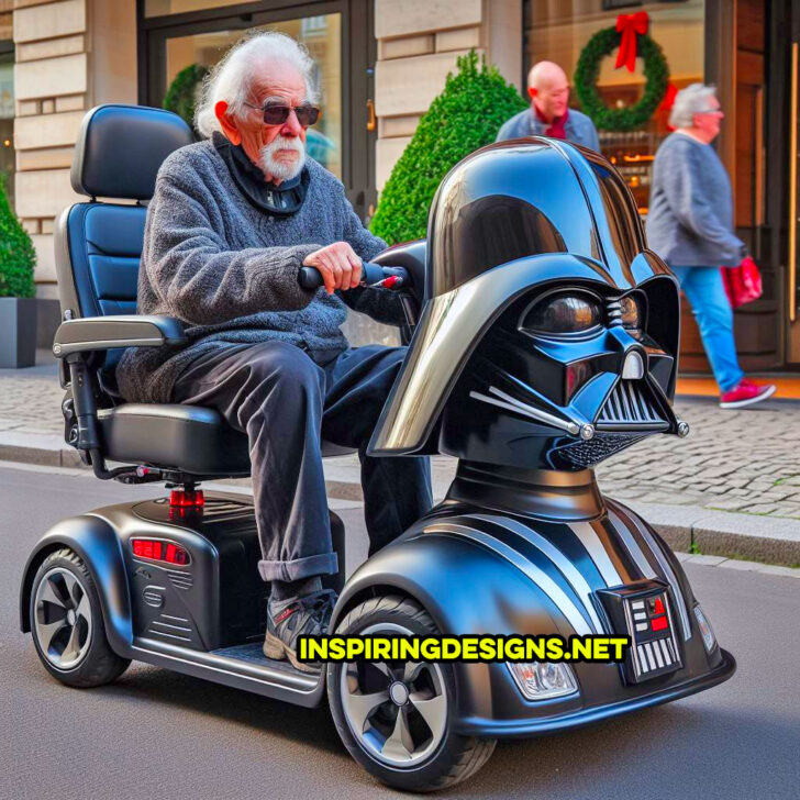 These Star Wars Mobility Scooters Are Transforming Seniors into Galactic Heroes!